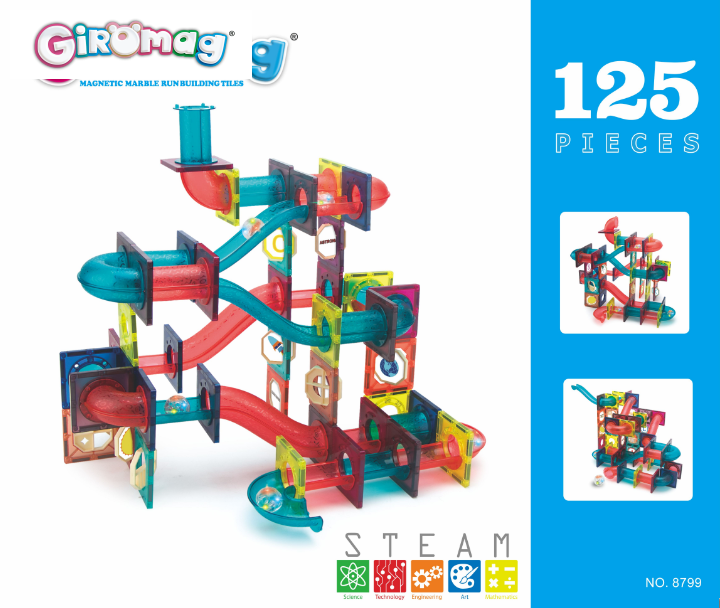 [PRE-ORDER]Giromag marble run building tiles stem home learning blocks ...