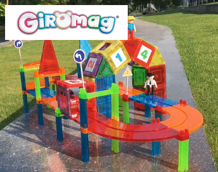 [PRE-ORDER]Giromag 101 Piece Racing Track Set New 3D Magnet Toy Car ...